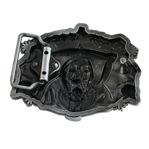 unbranded | Accessories | New Grim Reaper Punk Mens Goth Black Belt ...